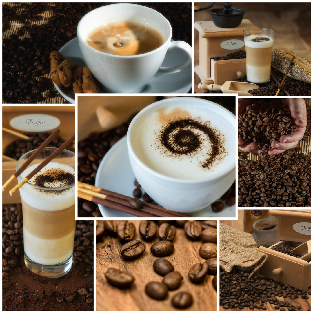Café Collage Foto & Bild | stillleben, food-fotografie, getränke Bilder ...