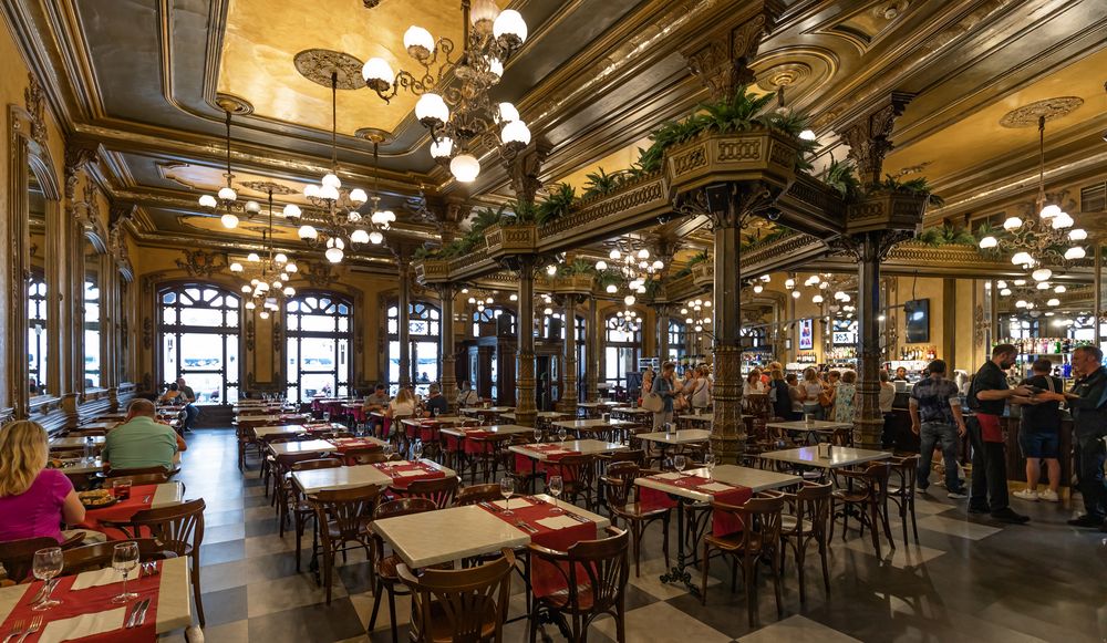 Café Iruna in Pamplona Foto & Bild | spanien, navarra, pamplona Bilder ...