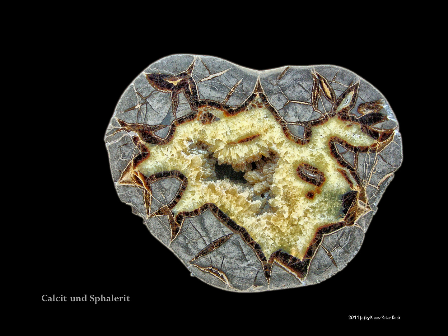 Calcit und Sphalerit Druse Foto & Bild | sonstiges, steine & mineralien ...