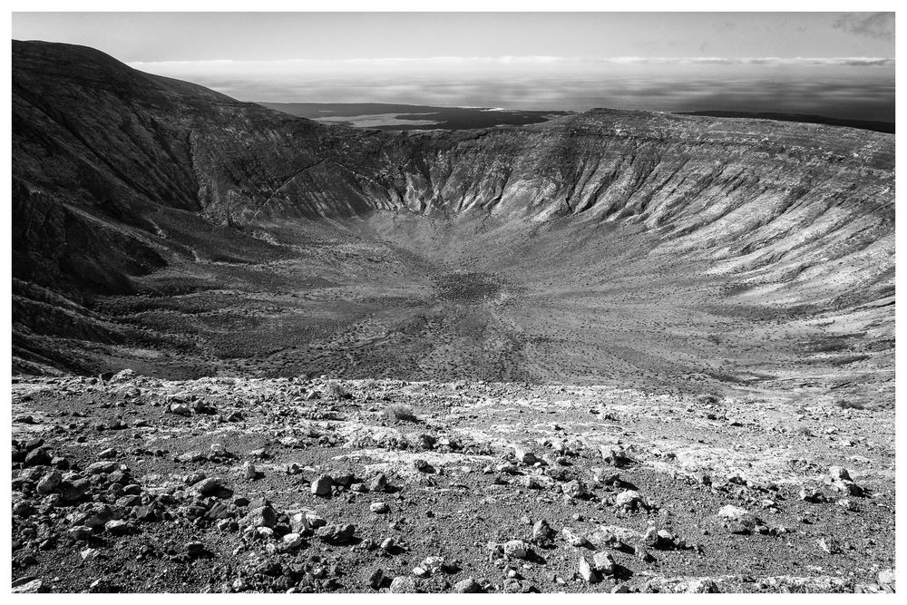 Caldera Foto & Bild | s-w, natur, landschaft Bilder auf fotocommunity