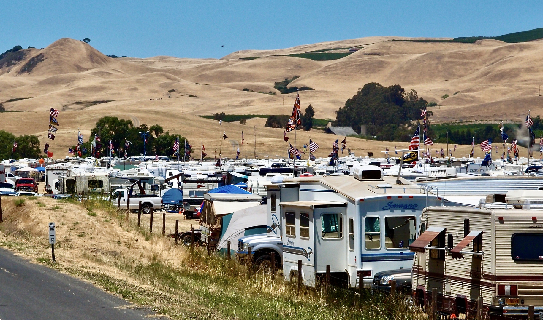 Camping für die Fans des Sonoma Raceway in Kalifornien Foto & Bild ...