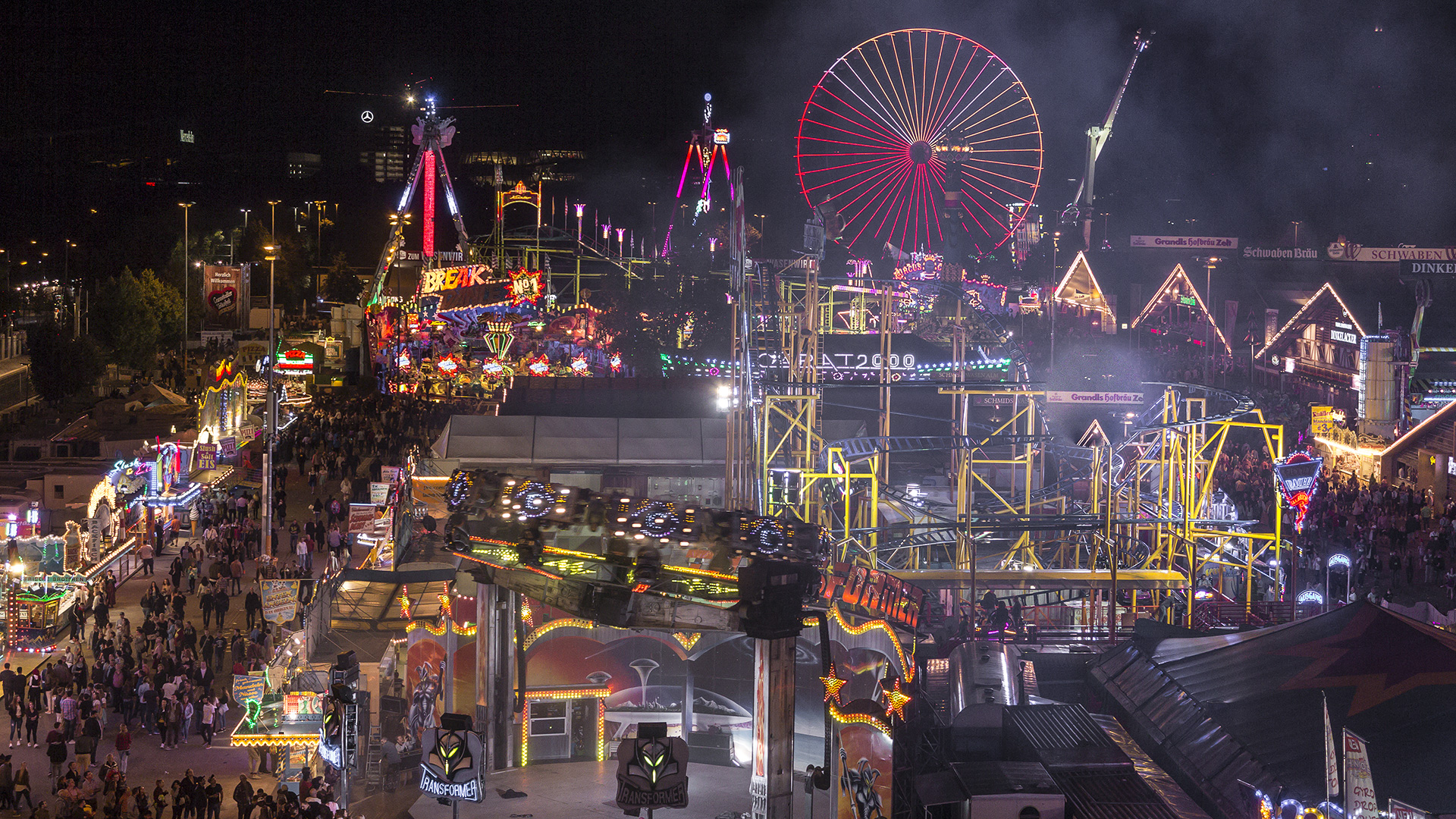 CANNSTATTER VOLKSFEST 2016 Foto & Bild | nacht, riesenrad, stuttgart ...