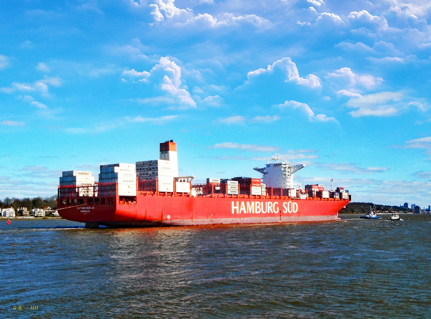 "Cap San Nicolas"....einlaufen Hamburg am 22.03.2020..... Foto & Bild ...