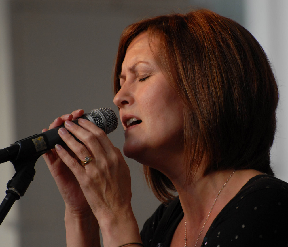 Capercaillie, Sängerin Karen Matheson, schottische, keltische ...