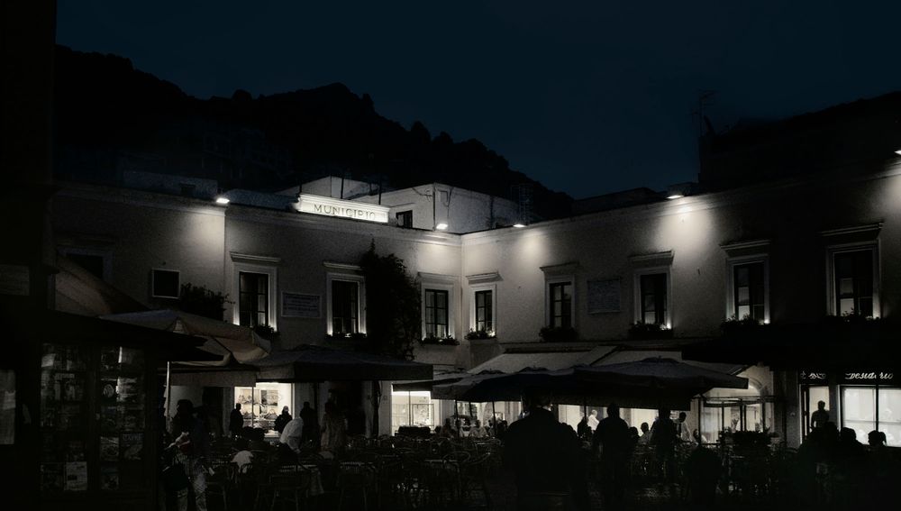 capri di notte Foto % Immagini| paesaggi, formato panoramico, natura ...