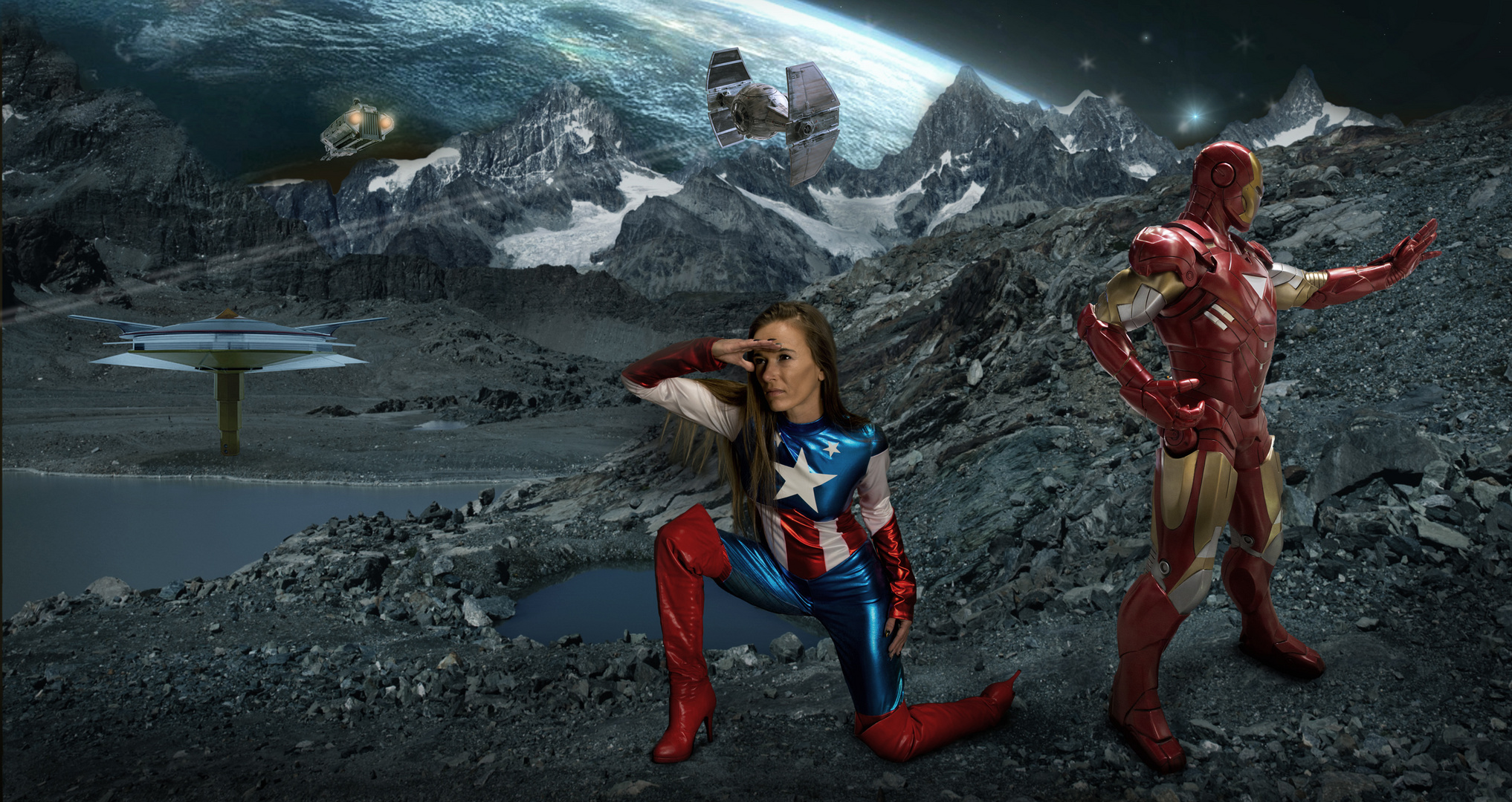 Captain Marvel - The Observer Foto & Bild | fotomontage, szene, fantasy ...