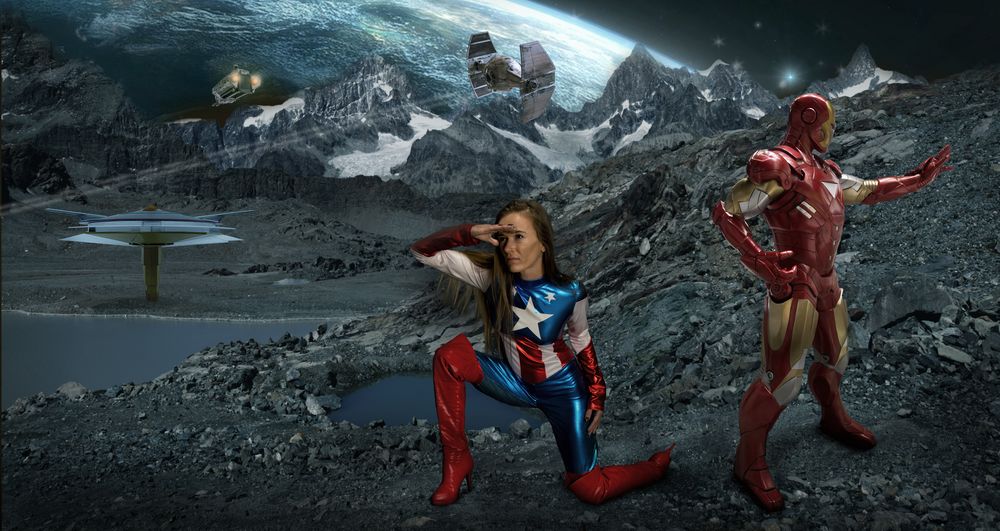 Captain Marvel - The Observer Foto & Bild | fotomontage, szene, fantasy ...