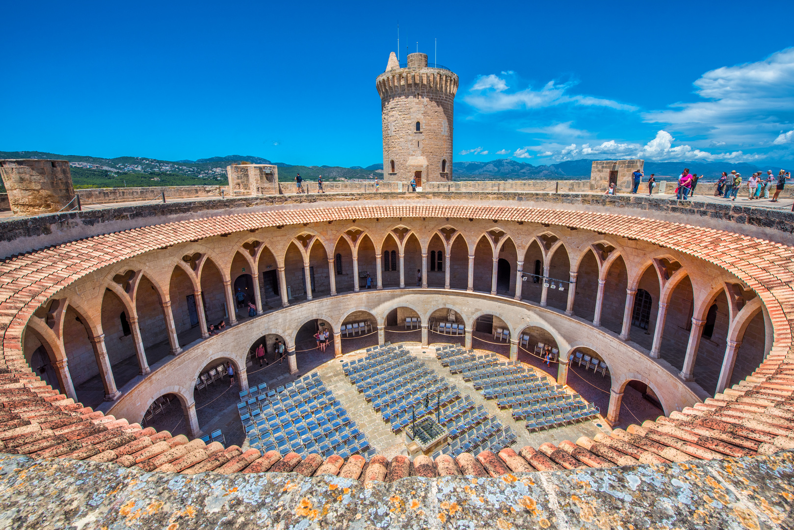 castell de bellver Foto & Bild | spain, street, mallorca Bilder auf ...