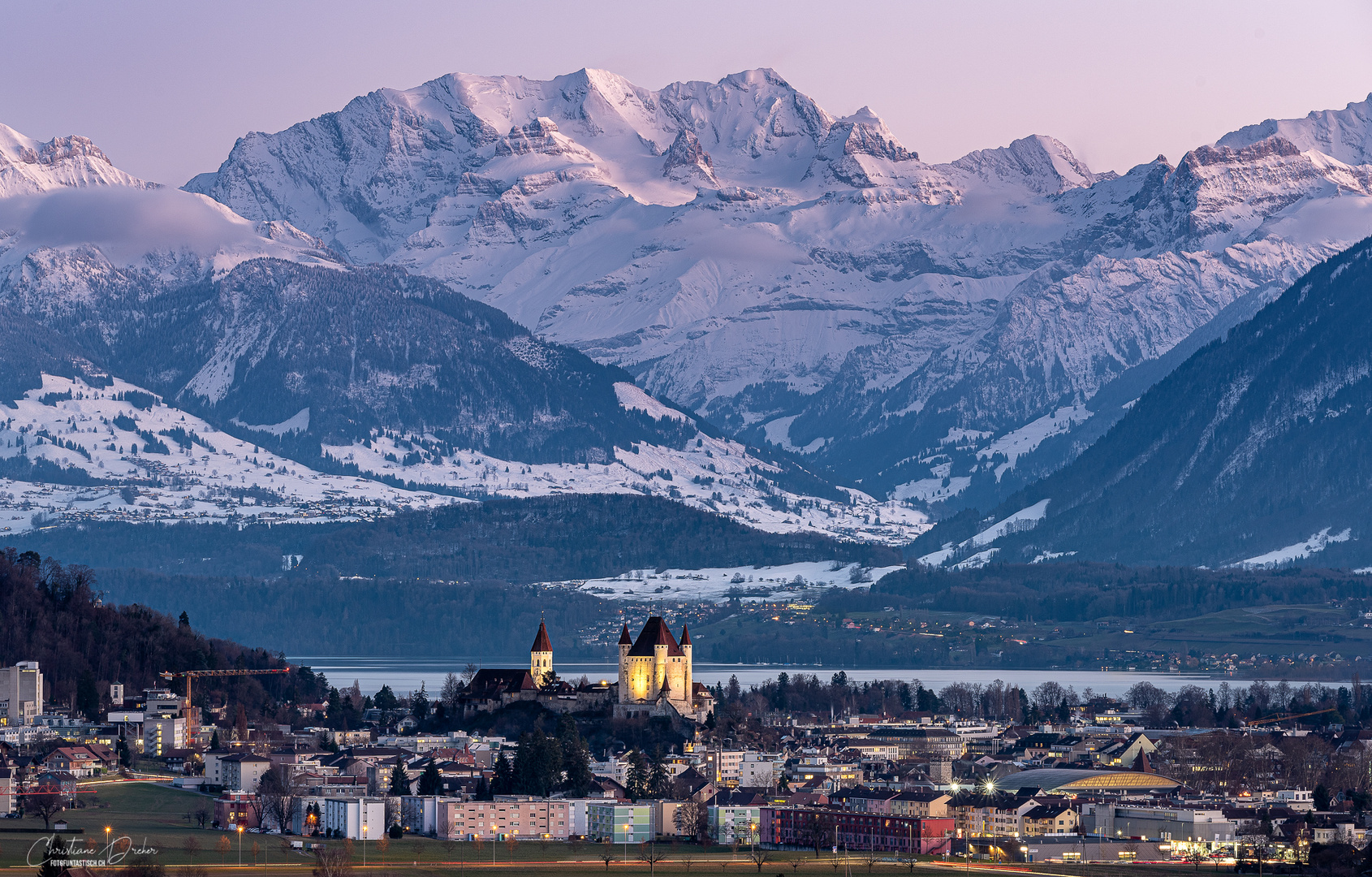 Castle in the alps Foto & Bild | city, nikon, sunset Bilder auf ...