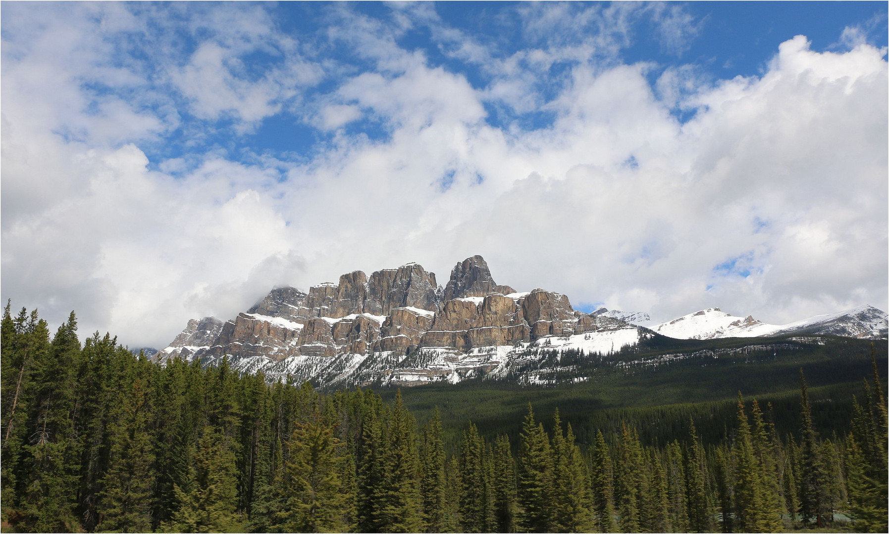 Castle mountain Foto & Bild | canada, alberta, castle mountain Bilder ...