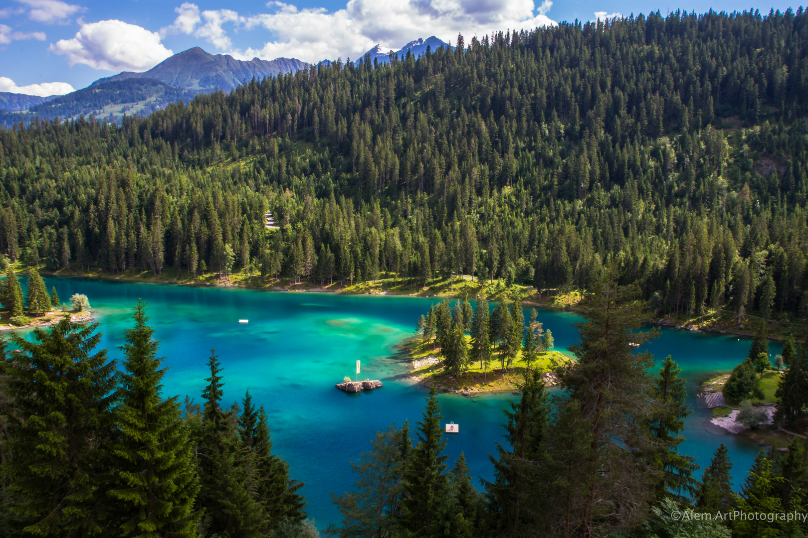 Caumasee Foto & Bild | natur, reflektion, schweiz Bilder auf fotocommunity
