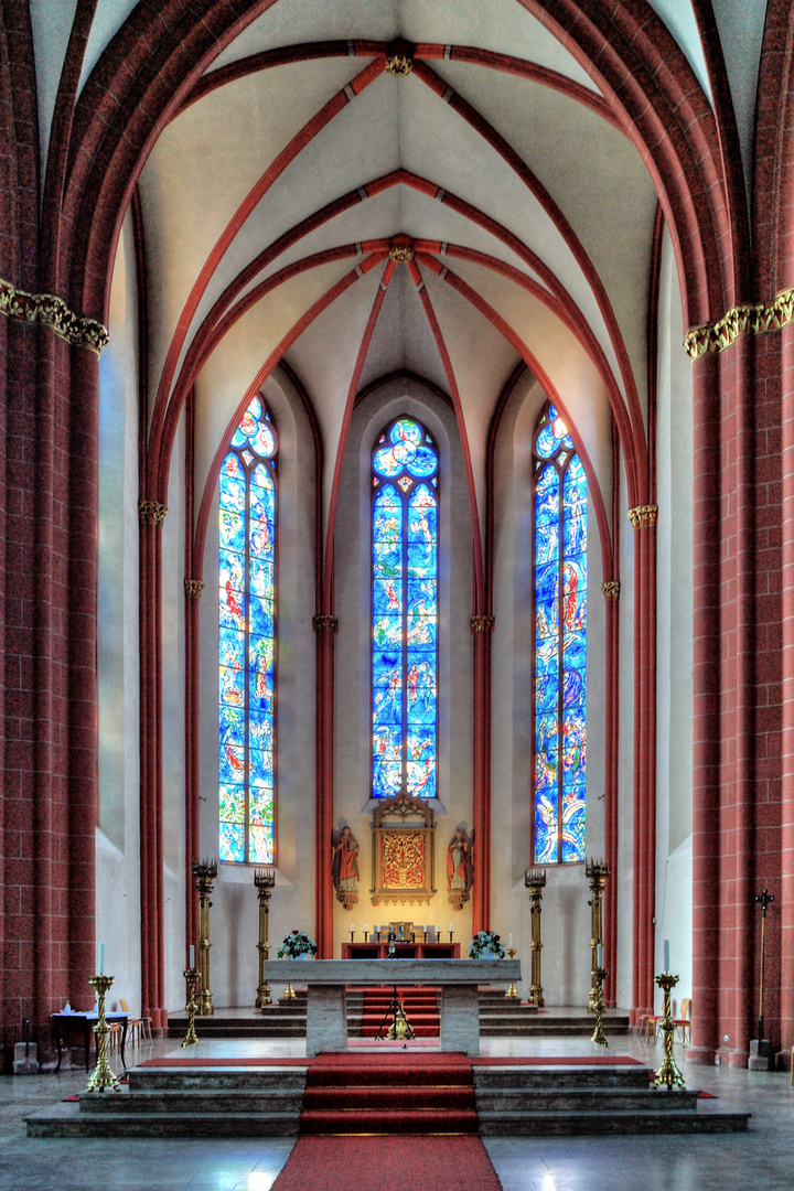 Chagall-Fenster Stephanskirche Mainz Foto & Bild | bearbeitungs ...