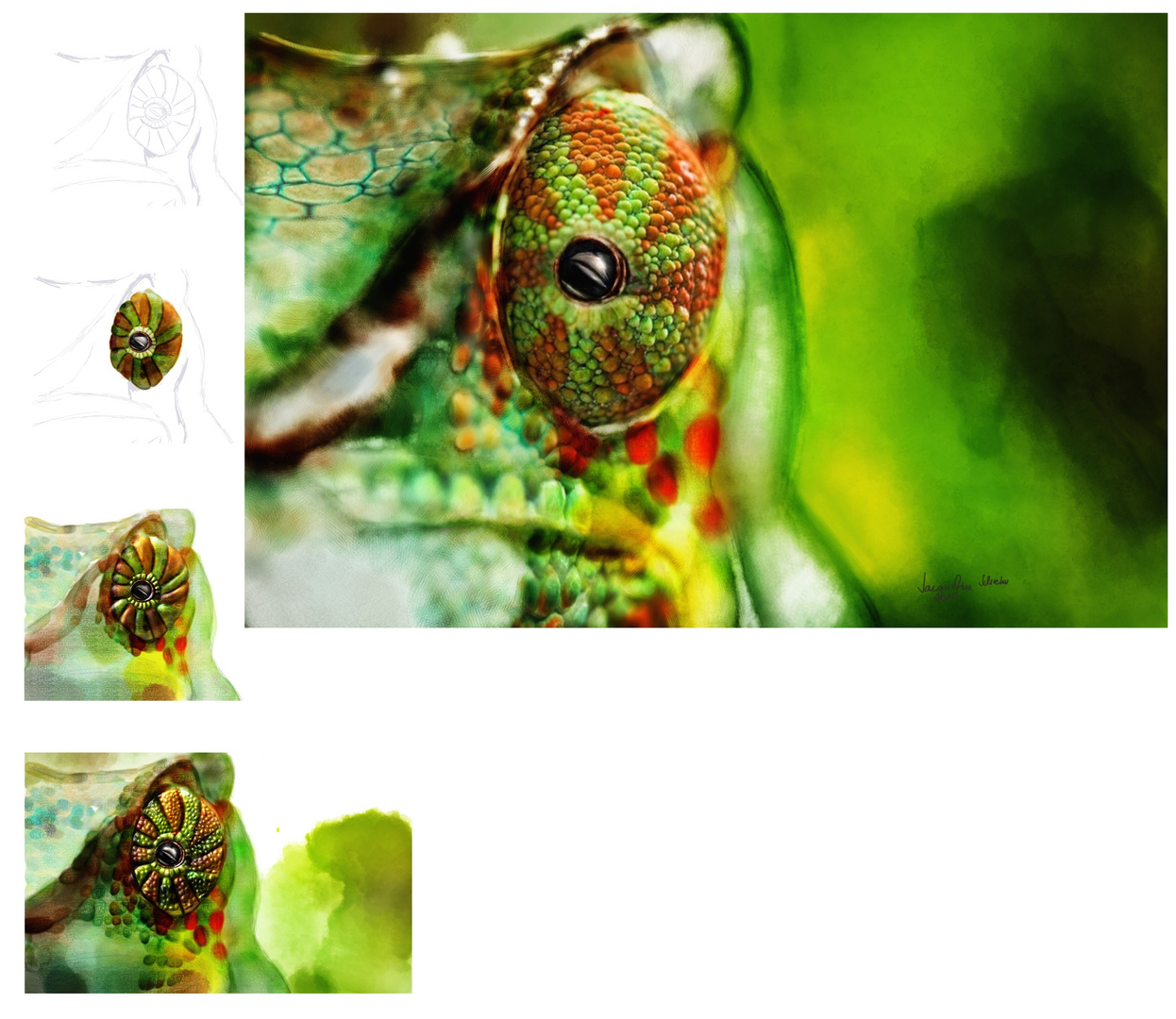 chamäleon ... Foto & Bild | kunstfotografie & kultur, gemälde ...