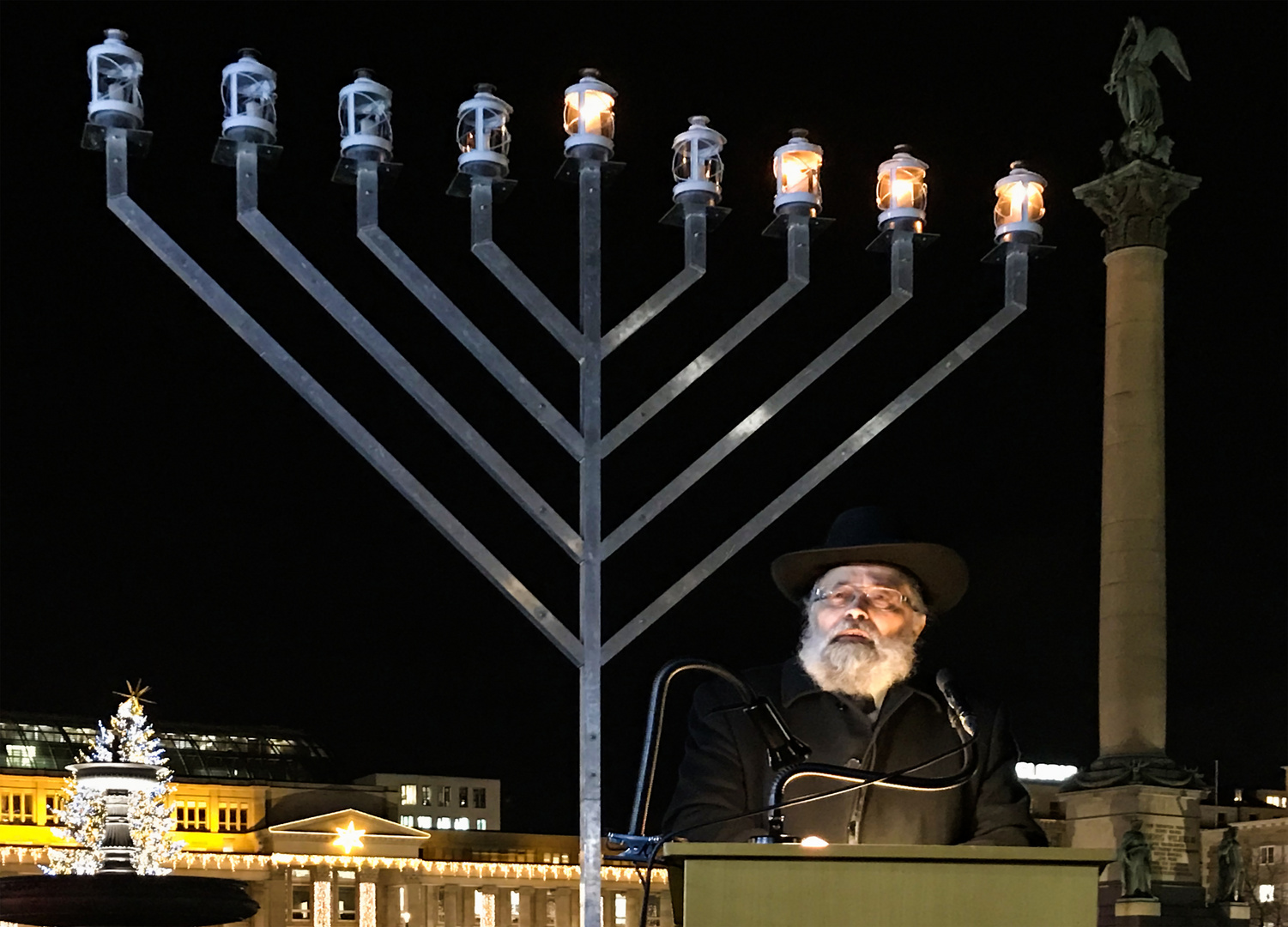 Chanukka-Fest in Stuttgart Foto & Bild | world, spezial, licht Bilder ...