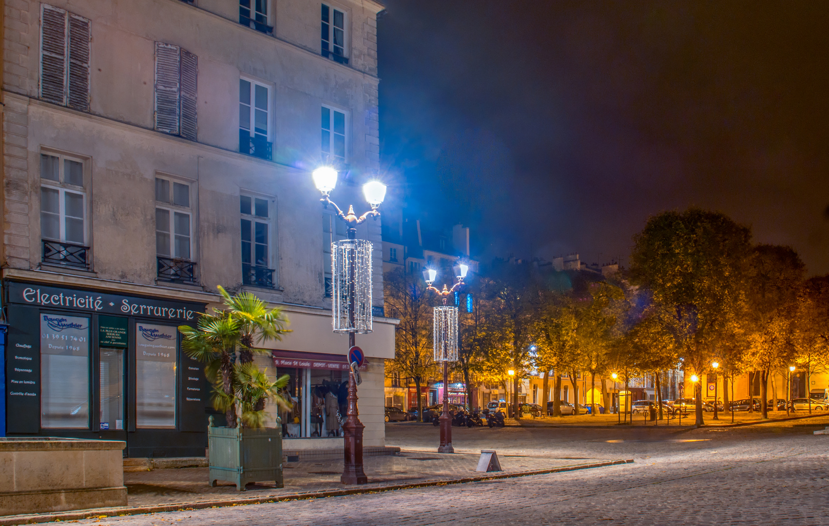 Chaud froid nocturne photo et image | europe, france, ile de france ...