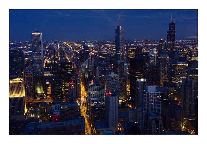 Chicago Blue Hour Foto & Bild | architektur, stadtlandschaft, skylines ...
