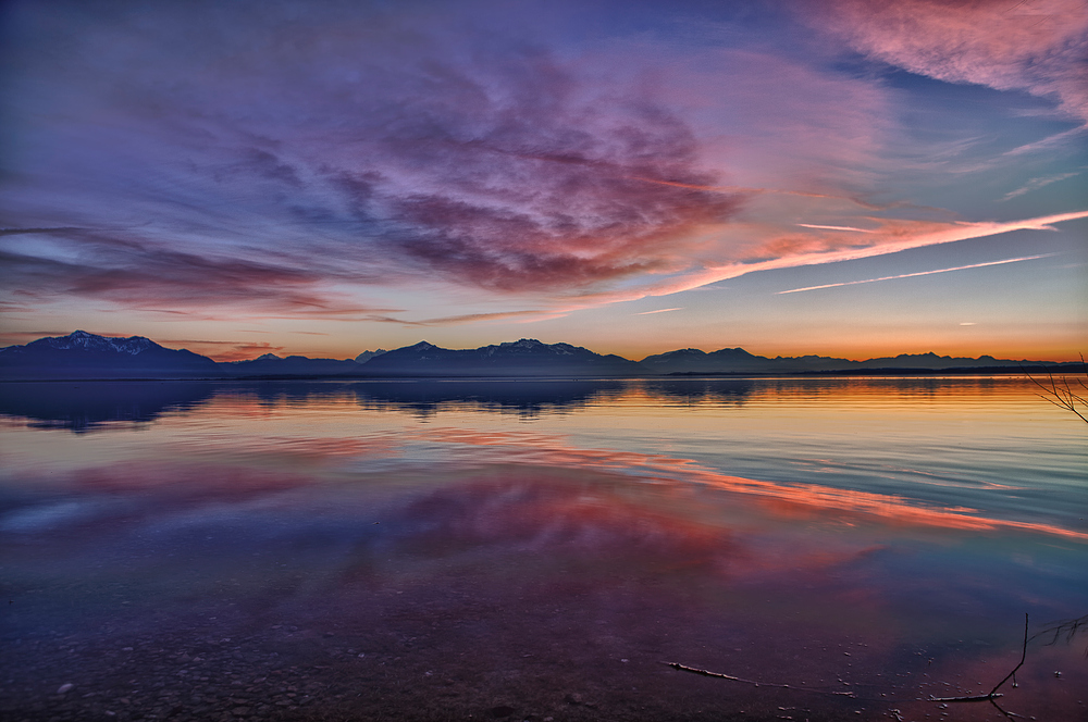 Chiemsee Sundowner Foto & Bild | bearbeitungs - techniken, hdri & tm, digiart Bilder auf ...