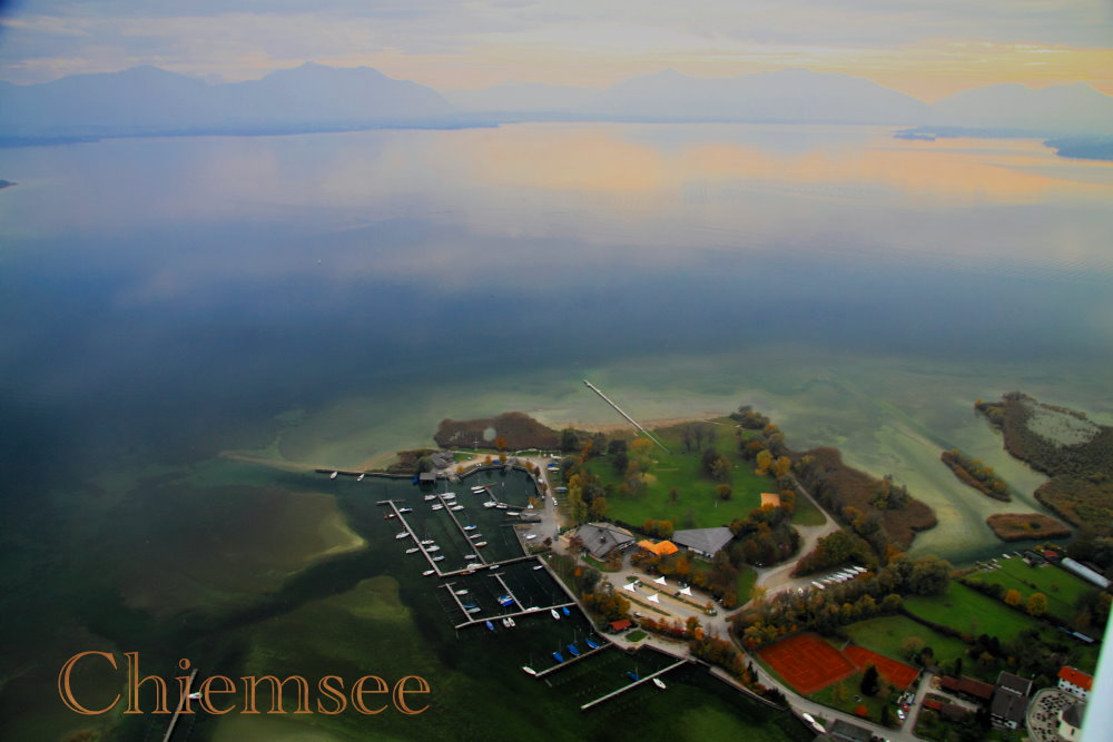 Chiemsee von oben Foto & Bild | deutschland, europe, bayern Bilder auf fotocommunity