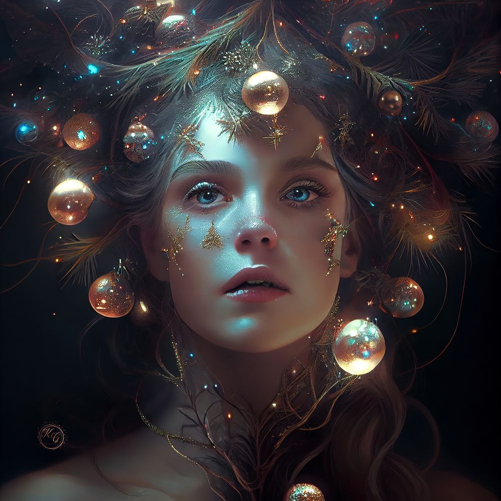 Christmas Girl Foto & Bild | ki - montagen, digiart, art Bilder auf fotocommunity