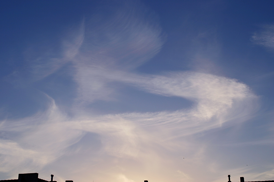 Cirrus fibratus oder vertebratus? Foto & Bild | himmel, wolken, himmel ...
