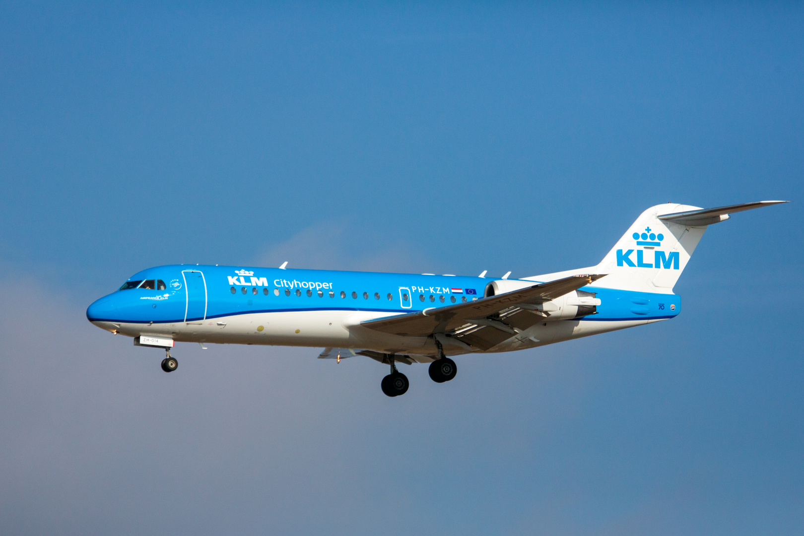 "Cityhopper" Fokker 70 der KLM Foto & Bild | luftfahrt ...