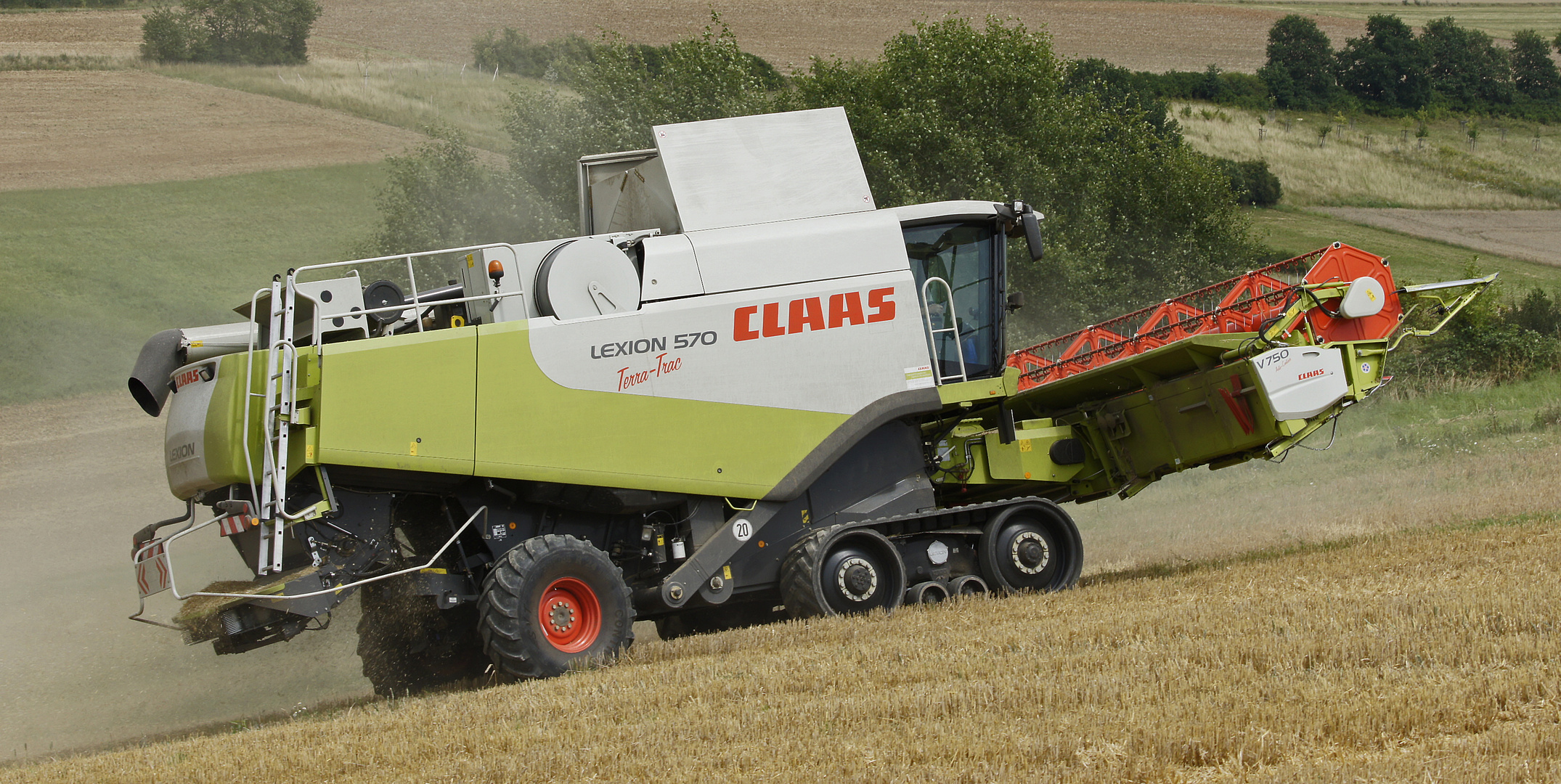 Claas Lexion 570 / Terra Trac Foto & Bild | industrie und technik ...