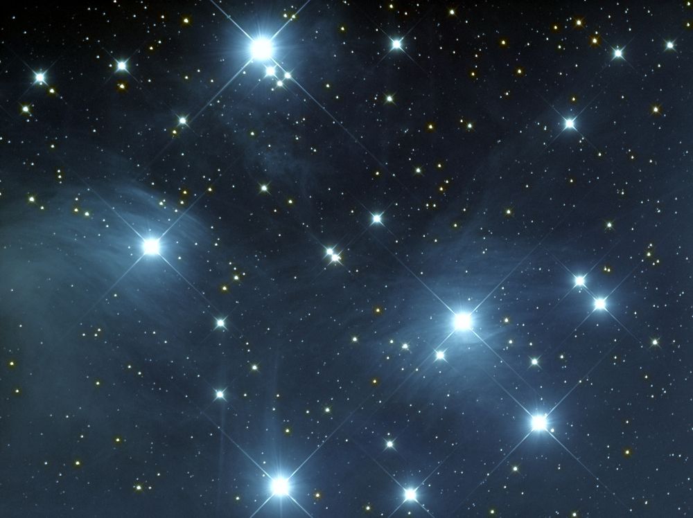 close up der Plejaden (Messier 45) Foto & Bild | astrofotografie, himmel & universum, astro ...