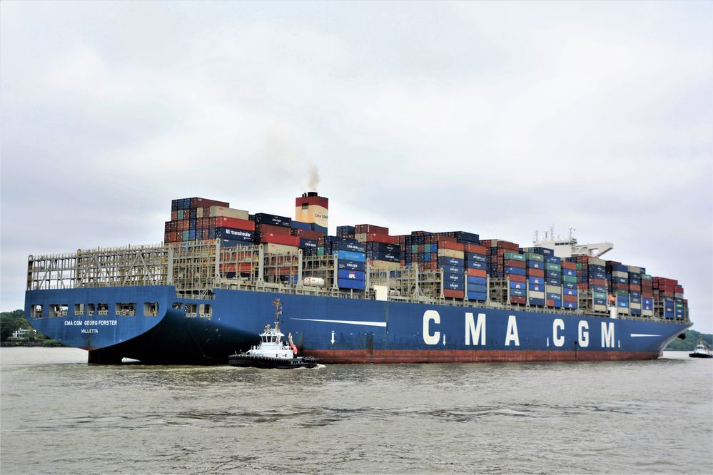 CMA CGM GEORG FORSTER Foto & Bild | bilder, fotos, nikon Bilder auf ...