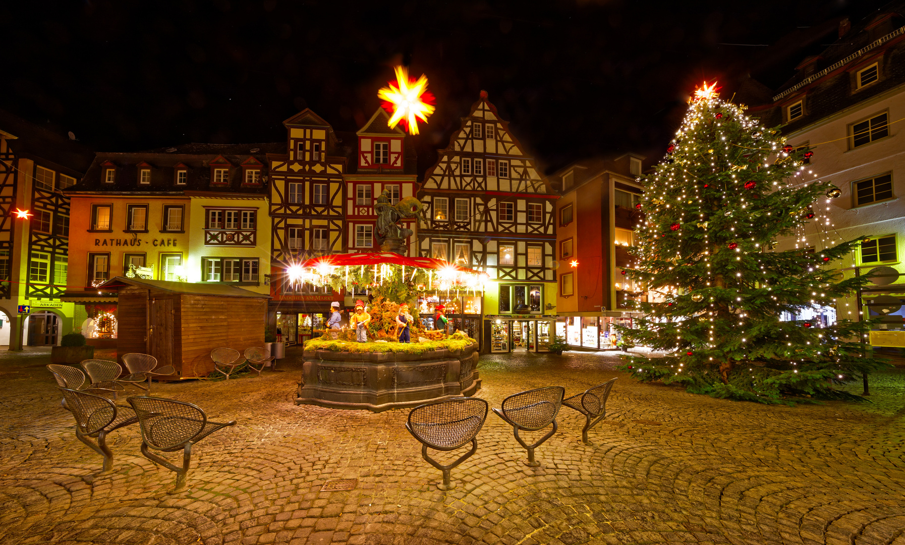 Cochem Marktplatz Foto & Bild | urlaub, weihnachten, world Bilder auf ...