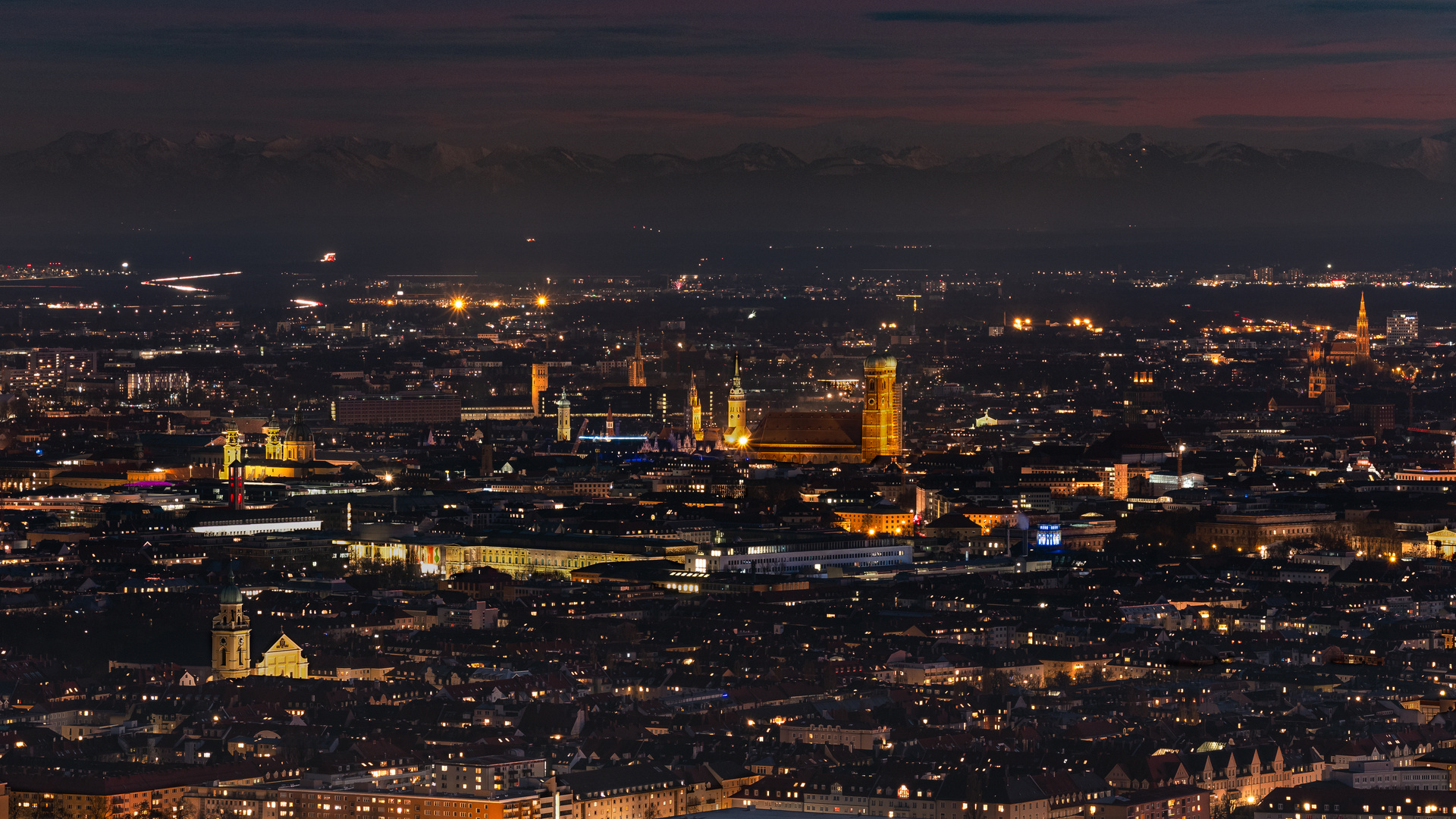 Cold Munich From Above 4 Foto & Bild | architektur, stadtlandschaft ...