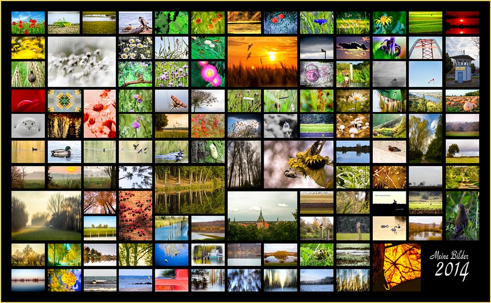 Collage meiner Bilder 2014 Foto & Bild | fotokunst, collagen aus mind ...