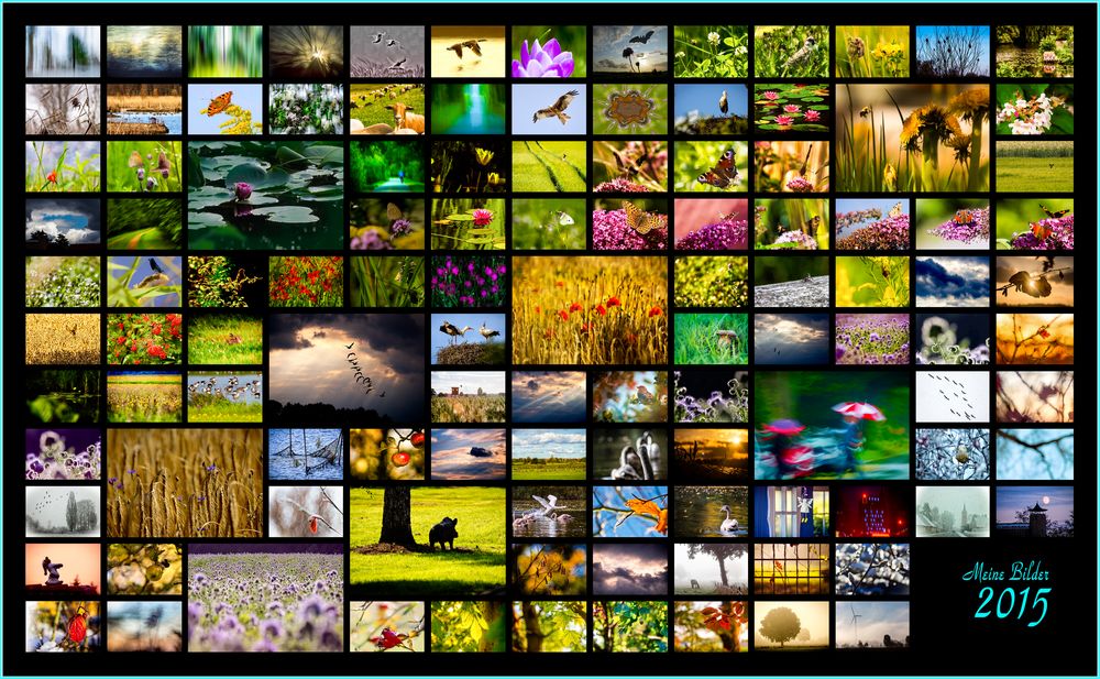 Collage meiner Bilder 2015 Foto & Bild | fotokunst, collagen aus mind ...