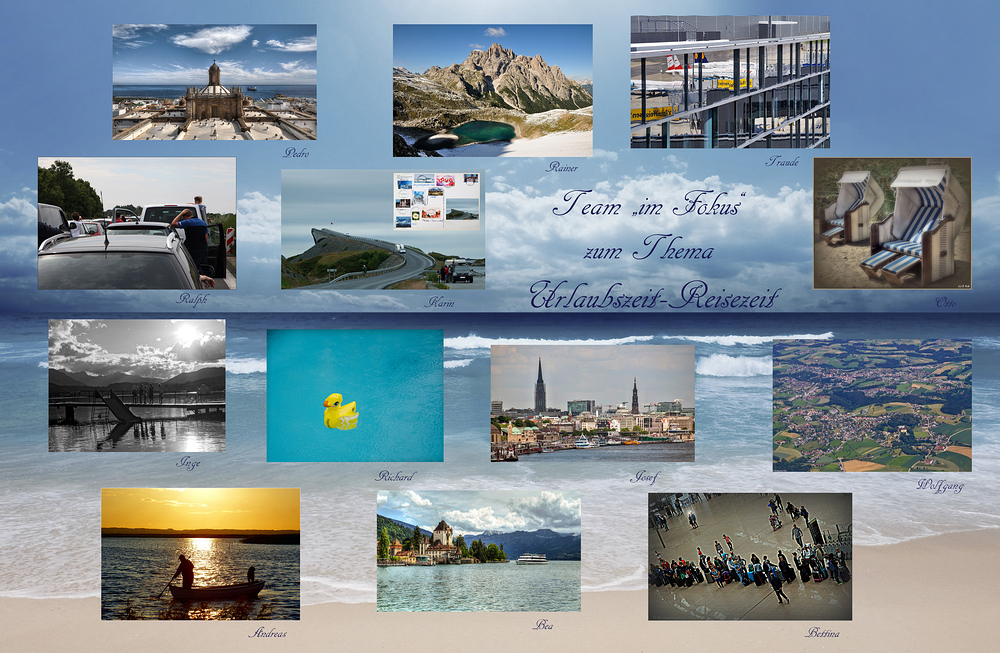 Collage Urlaubszeit-Reisezeit ... Foto & Bild | projekte, team ...