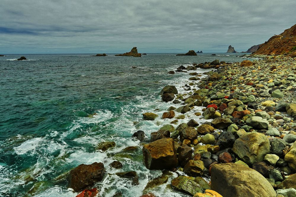 colored stones Foto & Bild | europe, canary islands die kanaren, spain ...