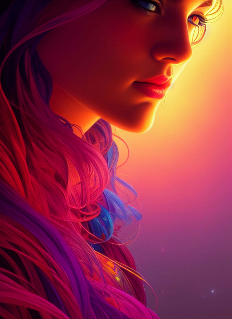 colorful dramatic lighting Foto & Bild | ki - archiv, digiart, ki Bilder auf fotocommunity