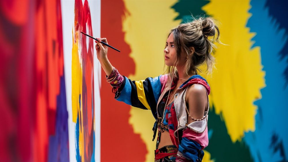 Colori vivaci Foto % Immagini| digital editing, immagini generate da ai ...