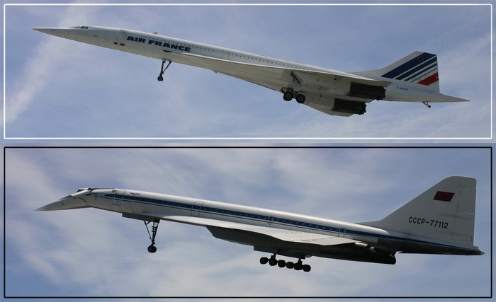 Concord + Tupolev 144 beim Start... Foto & Bild | luftfahrt, verkehr ...