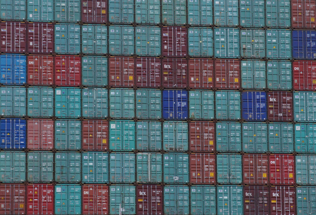 Container - Tetris für Fortgeschrittene Foto & Bild | schiffe und ...