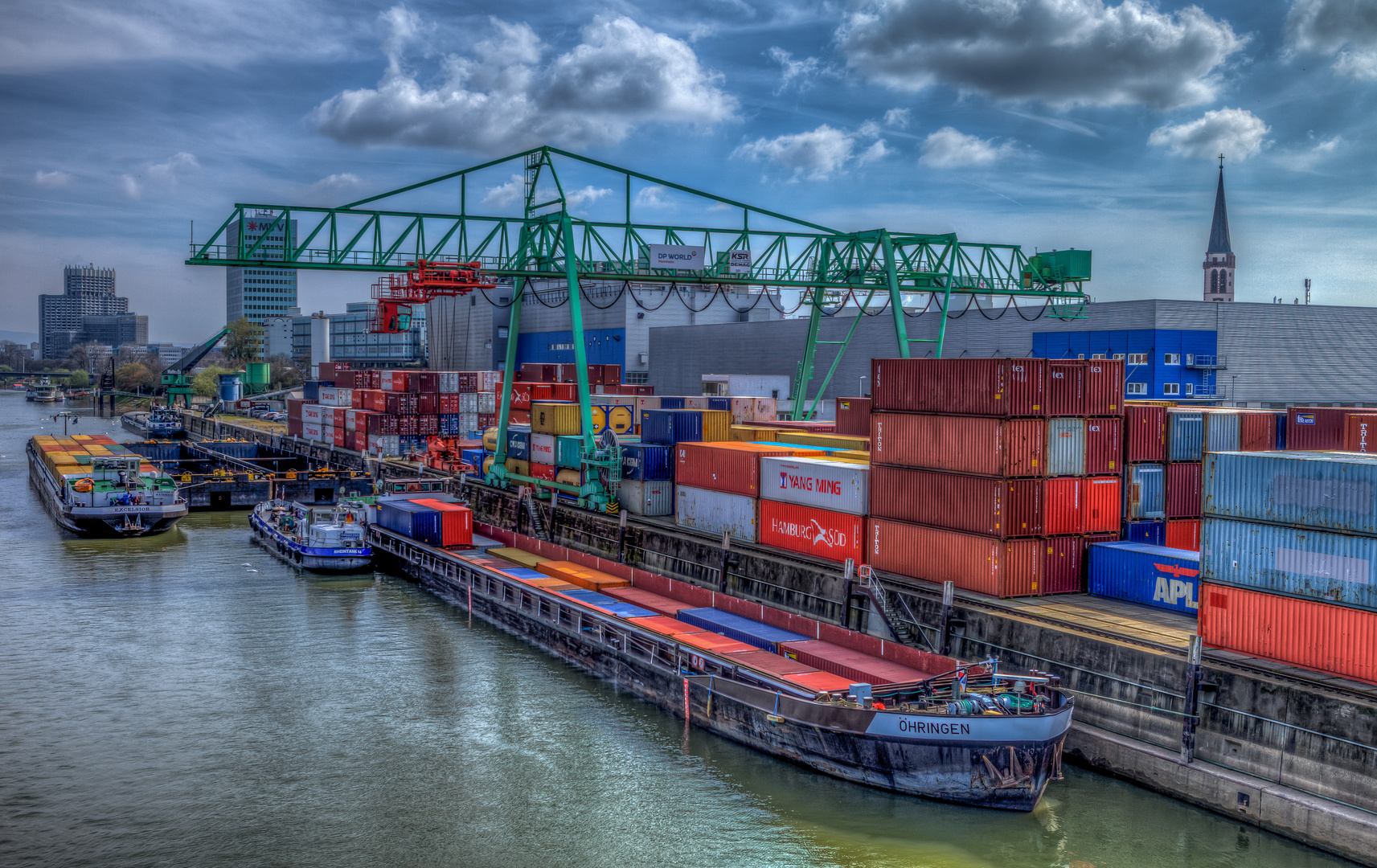 Containerhafen Foto & Bild | industrie und technik, industriefotografie ...