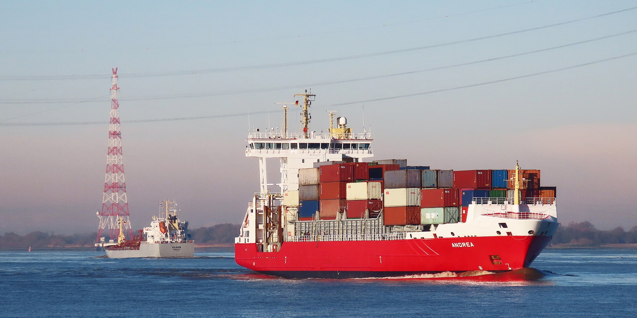 Containerschiff ANDREA Foto & Bild | schiffe und seewege, motorschiffe ...