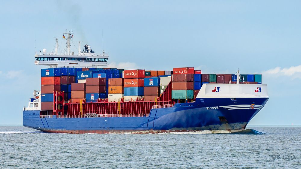 Containerschiff "Elysee" Foto & Bild | spezial, weser, bremerhaven ...
