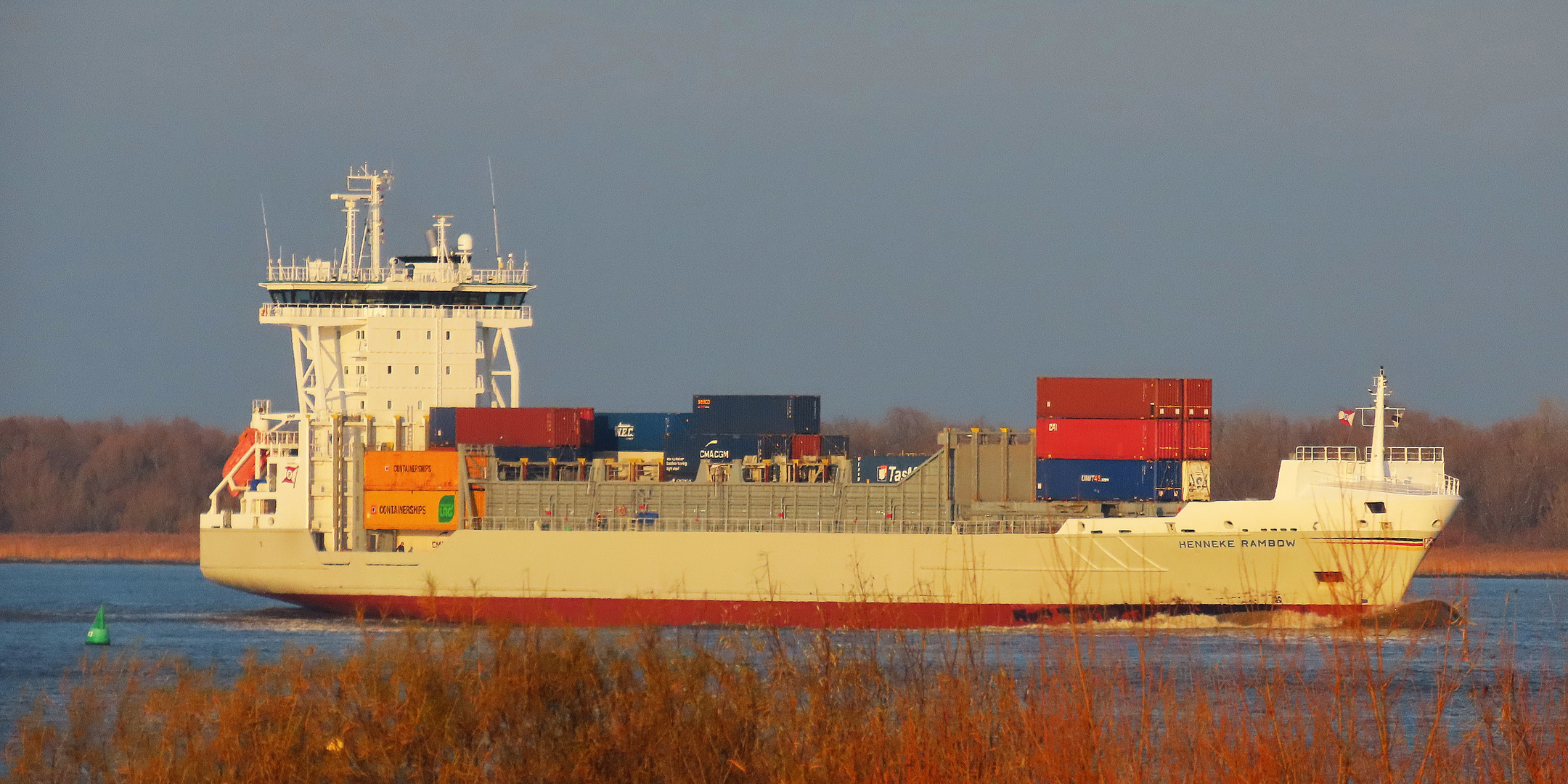 Containerschiff HENNEKE RAMBOW Foto & Bild | schiffe und seewege ...