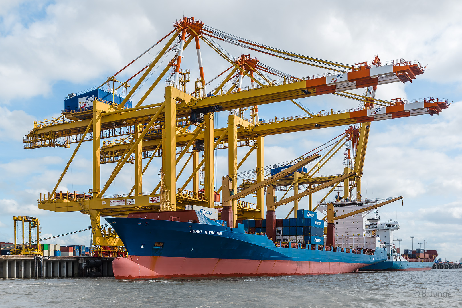 Containerschiff "Jonni Ritscher" Foto & Bild | nikon, weser ...