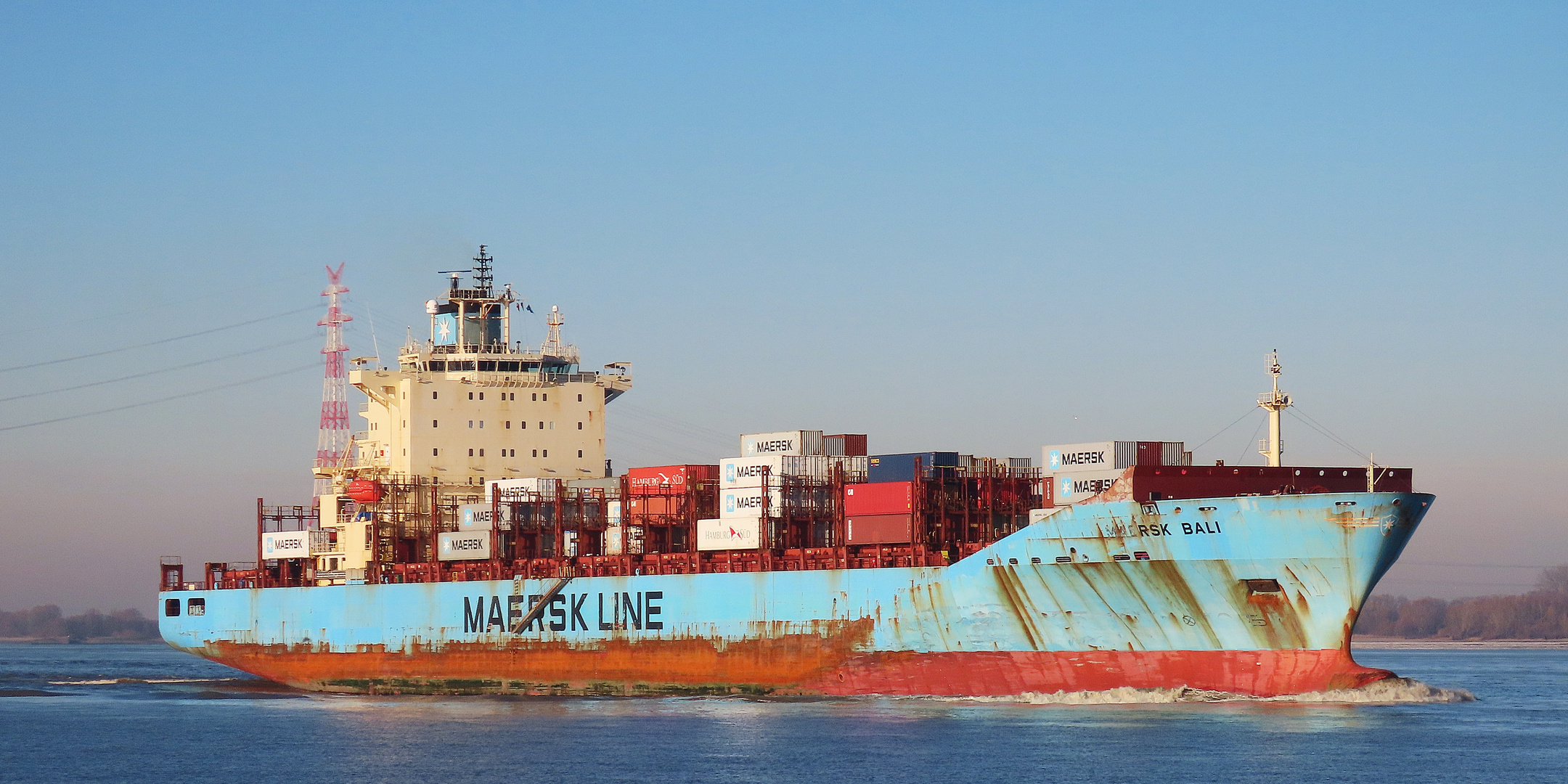 Containerschiff MAERSK BALI Foto & Bild | schiffe und seewege ...