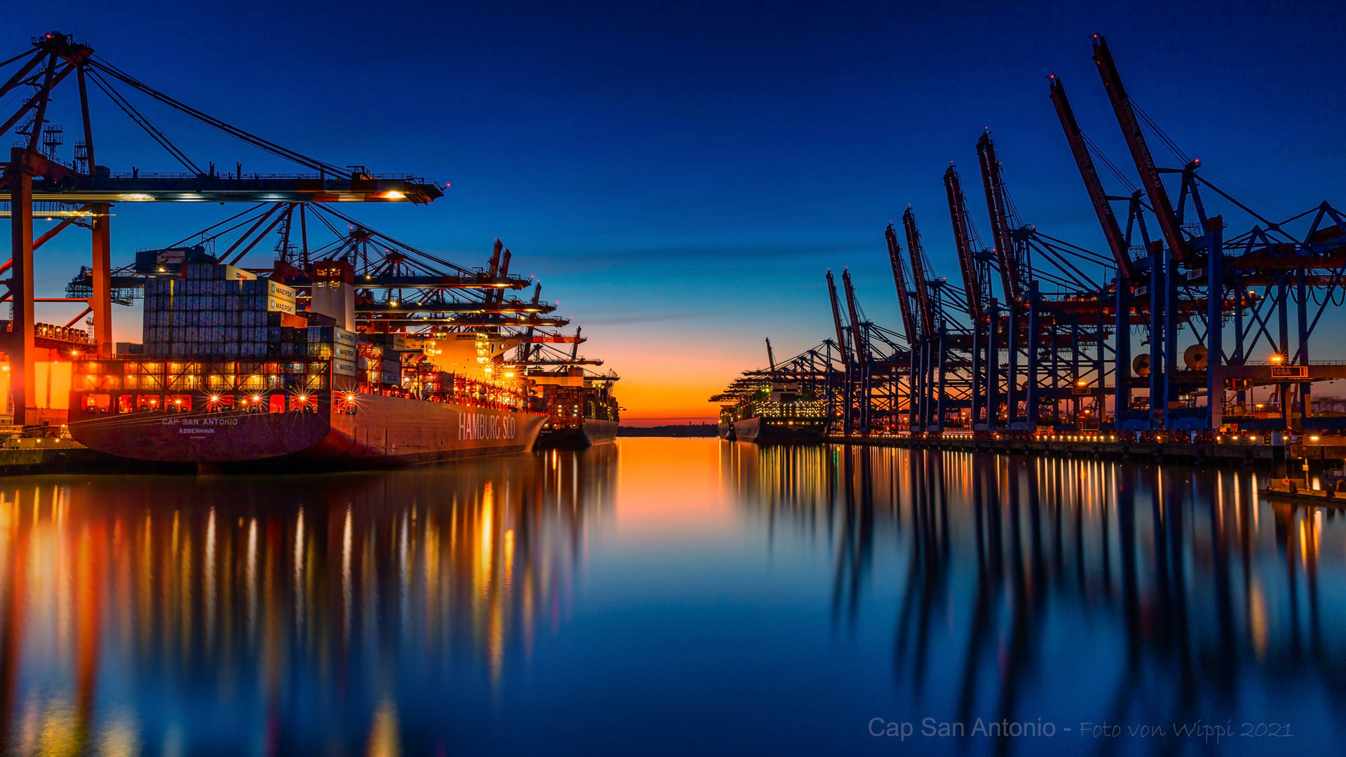 Containerterminal Foto & Bild | deutschland, europe, hamburg Bilder auf ...