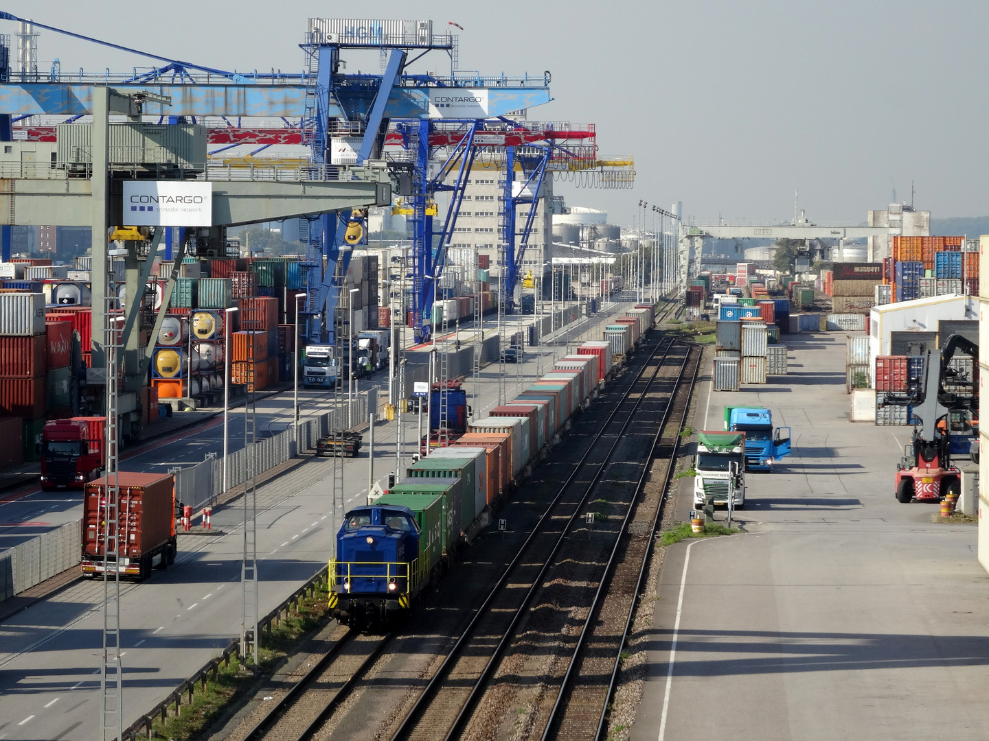 Contargo Terminal Mannheim Hafen Foto & Bild | eisenbahn, motive ...