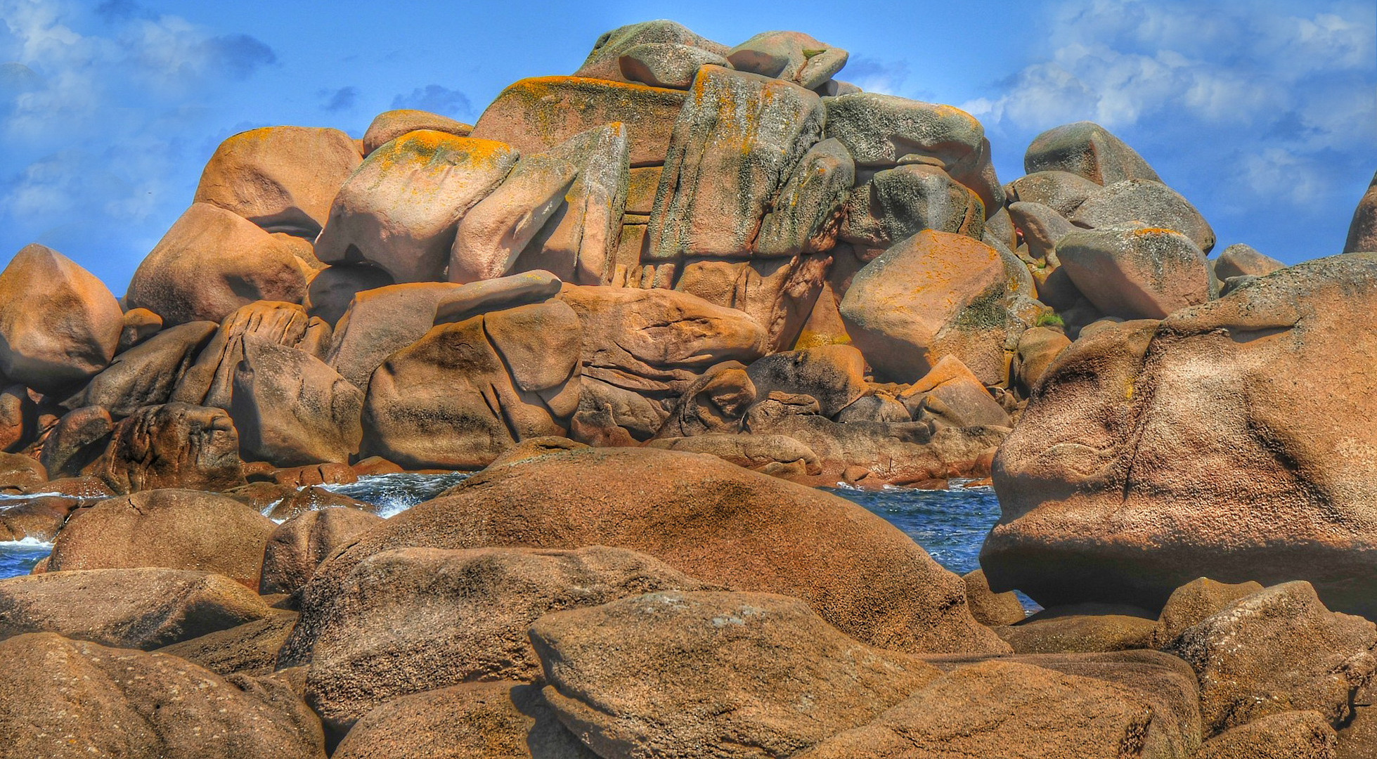 Cote de Granit Rose Foto & Bild | france, world, orange Bilder auf ...