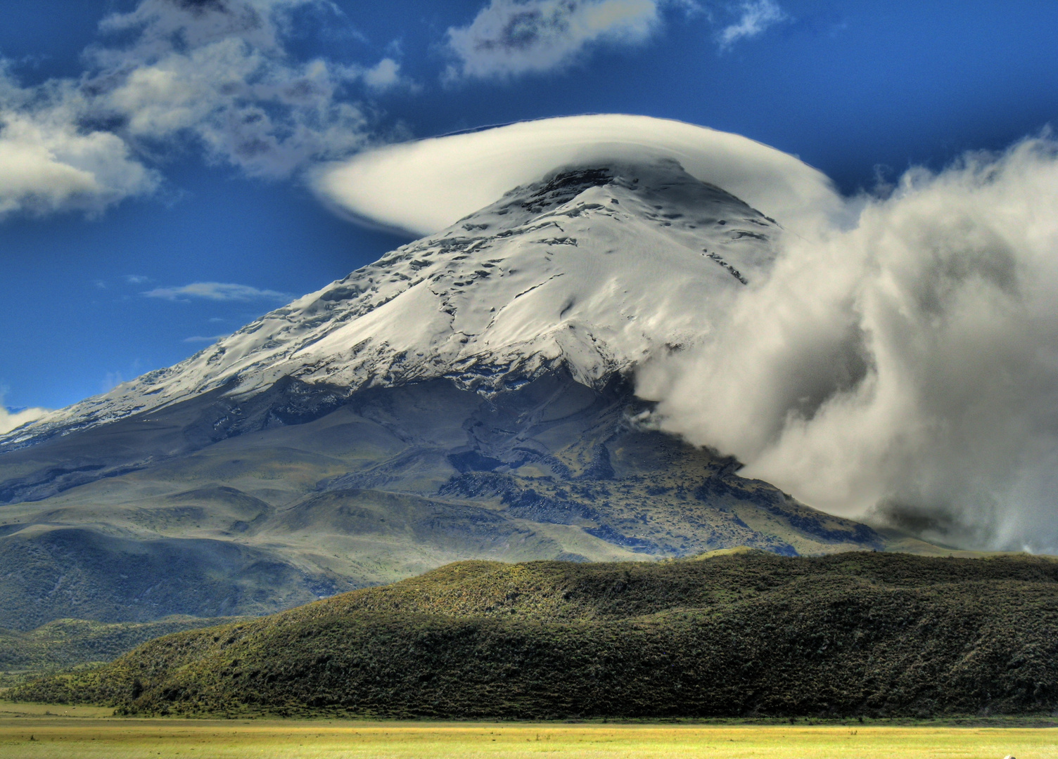 Cotopaxi HDR, Ecuador Foto & Bild | landschaft, berge, gipfel und grate ...
