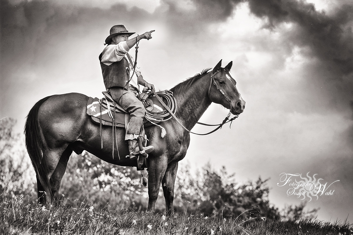 Cowboy Country Foto & Bild | tiere, tier und mensch, himmel Bilder auf ...