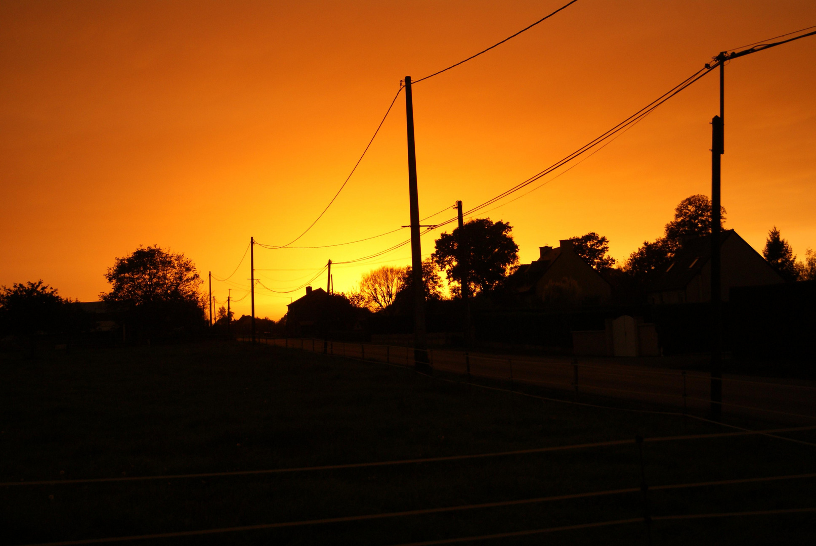 Crépuscule photo et image | nature, orange, campagne Images fotocommunity